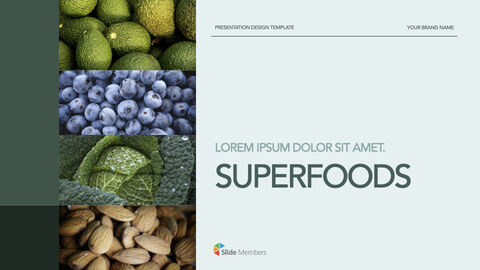 Superfoods professional presentation|Business|Keynote