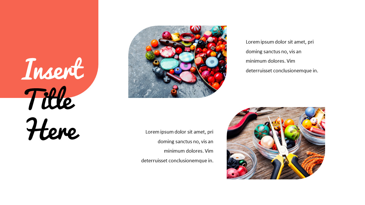 Beads Craft powerpoint themes|Business|Templates