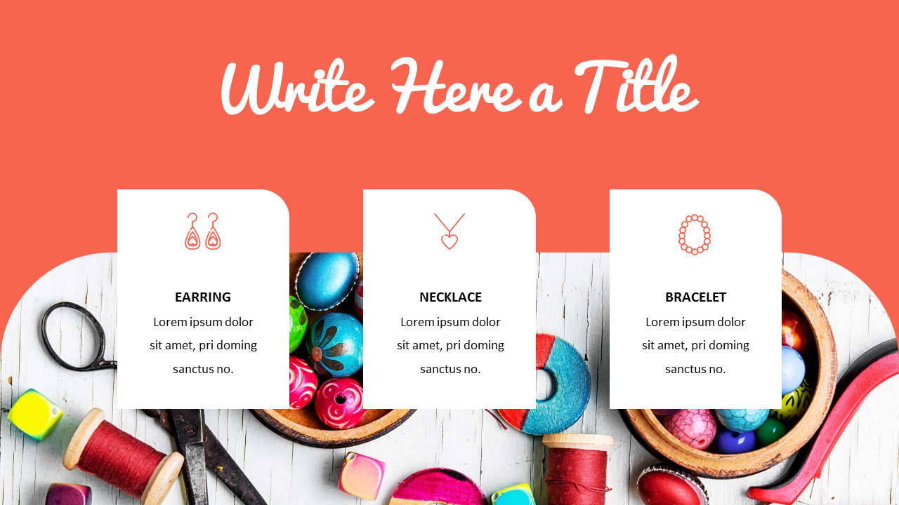 Beads Craft powerpoint themes|Business|Templates