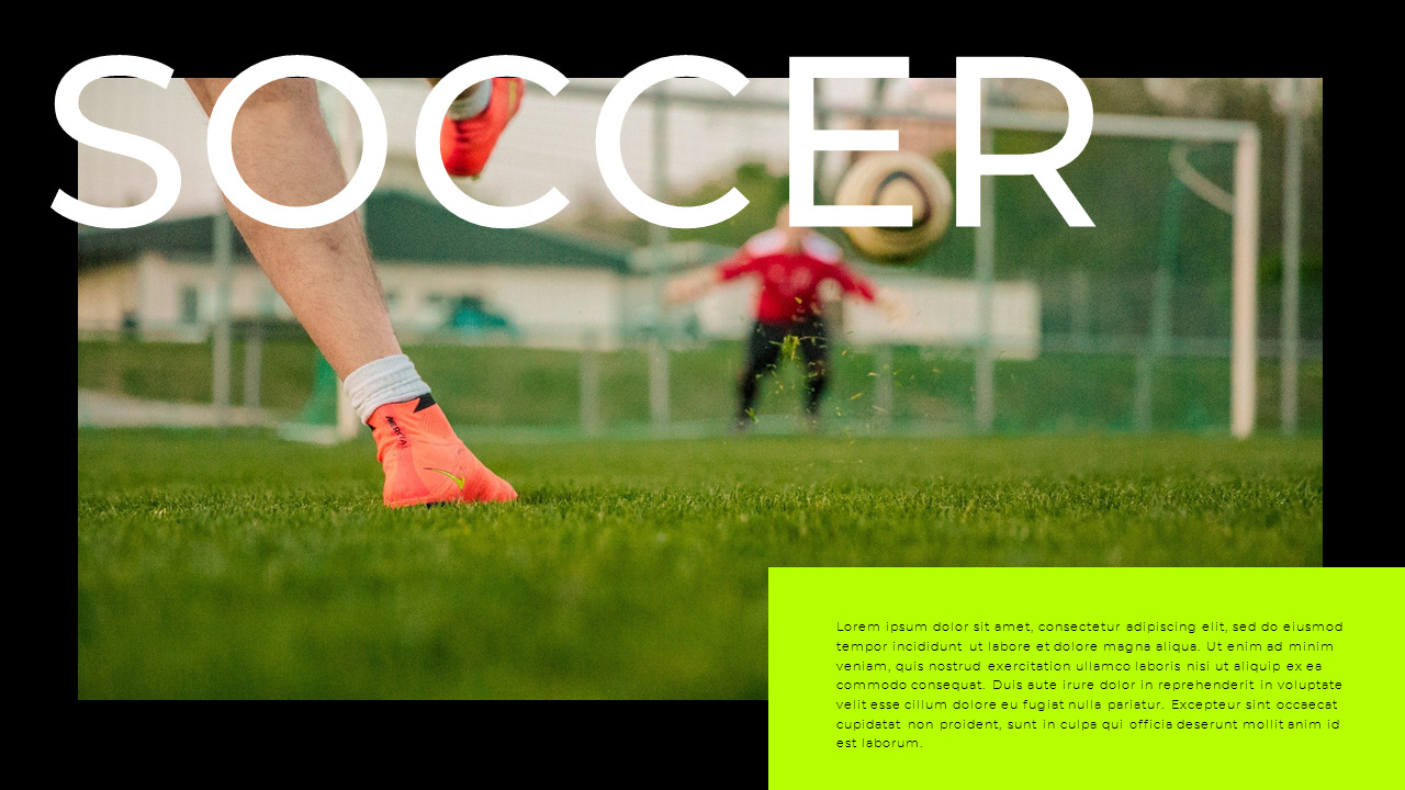 SOCCER Templates PPT|Lifestyle