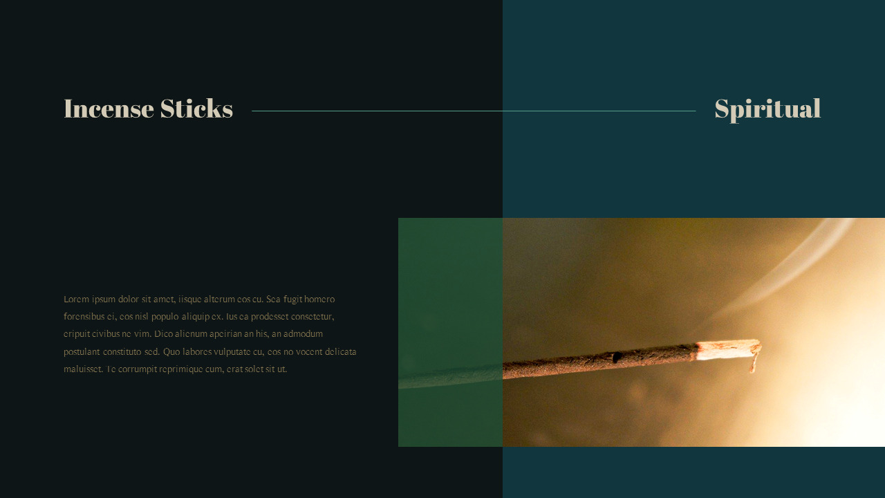 Incense Sticks PPT Format|Lifestyle|Templates