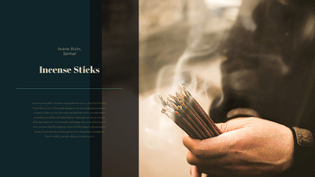 Incense Sticks PPT Format|Lifestyle|Templates
