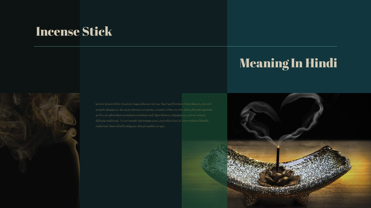 Incense Sticks PPT Format|Lifestyle|Templates
