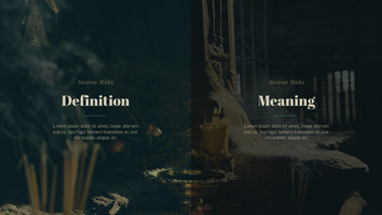 Incense Sticks PPT Format|Lifestyle|Templates