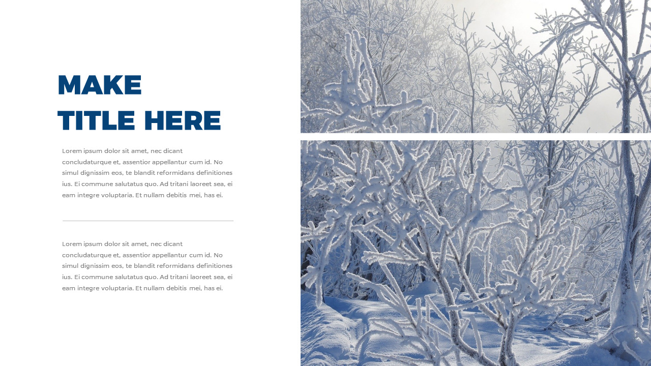 Winter PowerPoint Presentation Design|Lifestyle|Templates