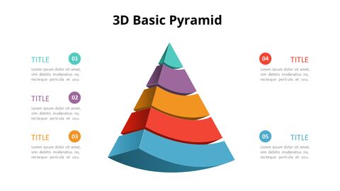 3D Cone Pyramid Chart Diagram Animation Presentation