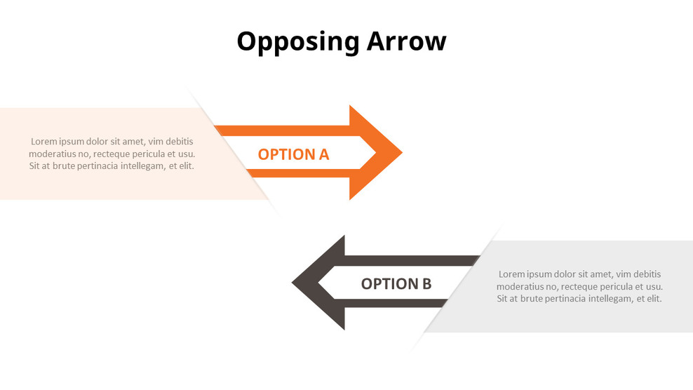 Arrows Comparison Infographic Diagram Animated Slides in PowerPoint ...