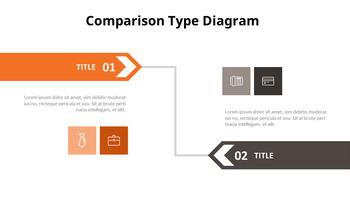 Arrows Comparison Infographic Diagram Animated Slides in PowerPoint ...