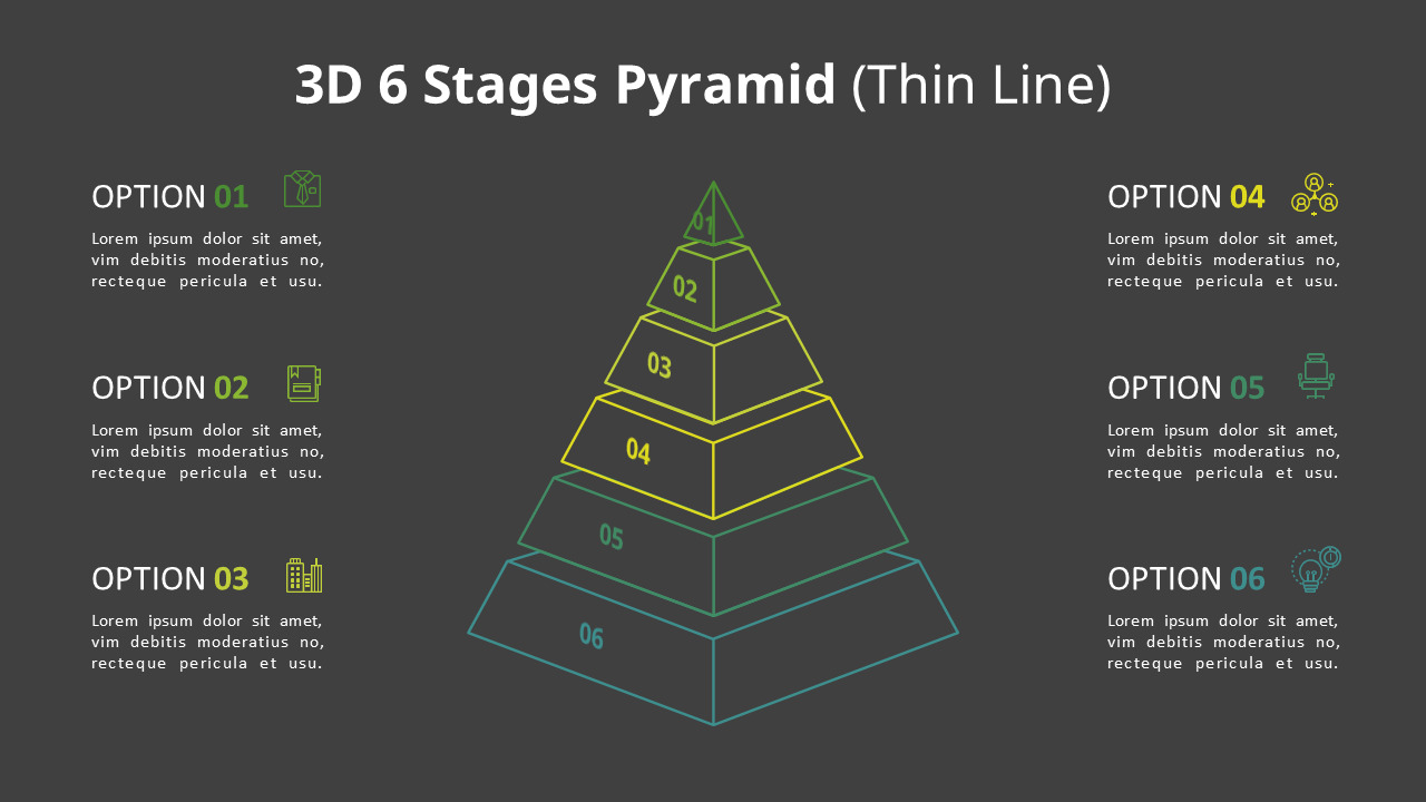 Ascending Pyramid Chart Diagram Animated Slides in PowerPoint