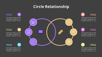 Circles Relationship Diagram Animation Presentation