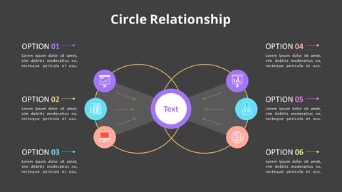 Circles Relationship Diagram Animation Presentation