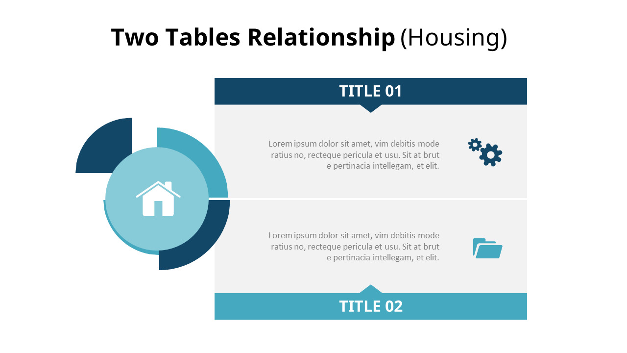 Comparison Chart Diagram Animated Slides|Relationship