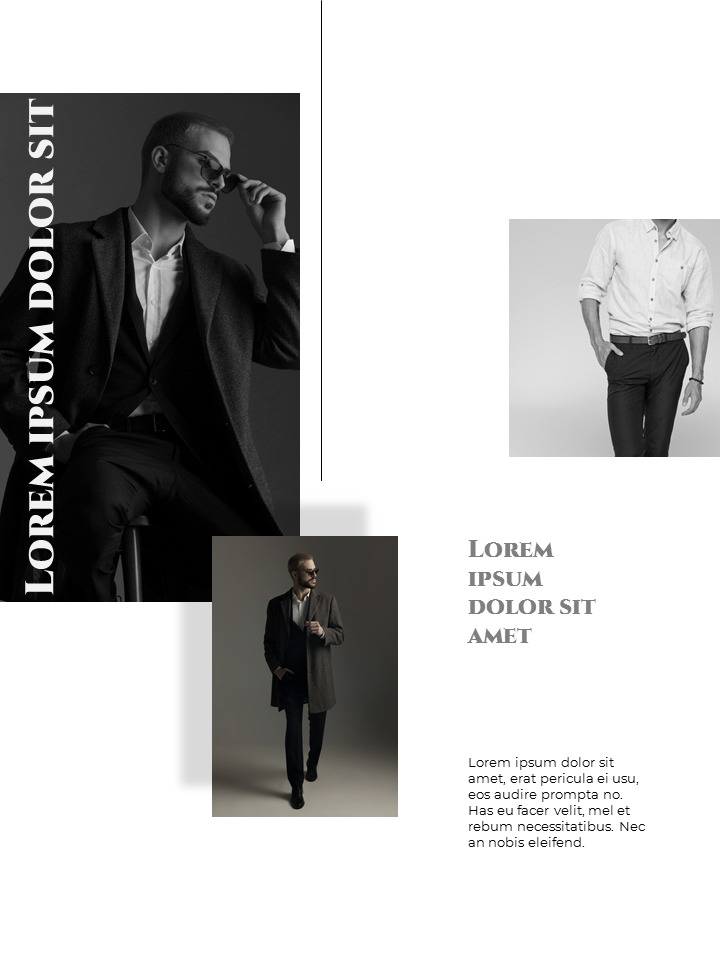 Homme Theme Desgin Template Google PowerPoint Slides