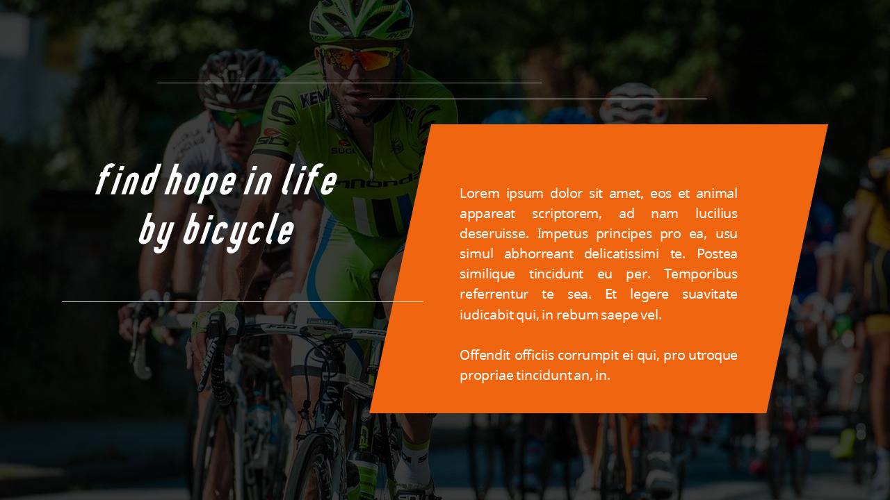 Cycling Presentations PPT|Lifestyle|Templates