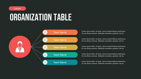 Powerpoint infographic organization chart - hostvere
