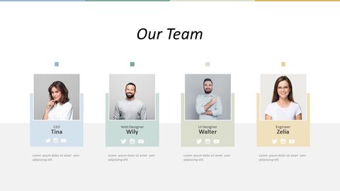 Our Partners PPT Slide Template|Team|Single