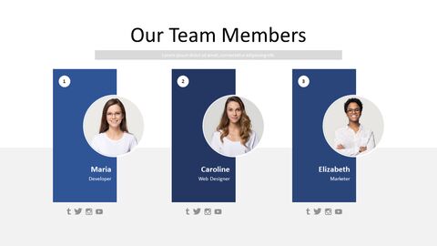 Our Team Single Page Deck|Slides