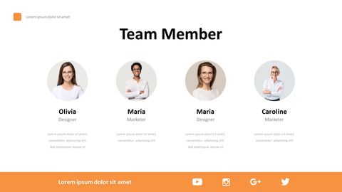Team Member PPT Deck Page Template|Our|Single Slides
