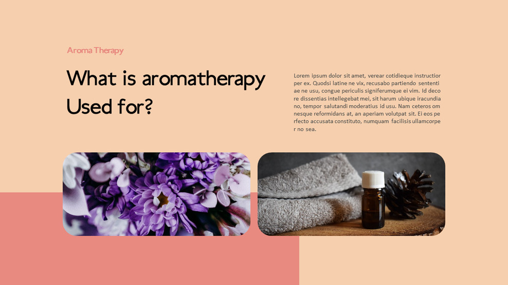 Aroma Therapy Ppt Template Business