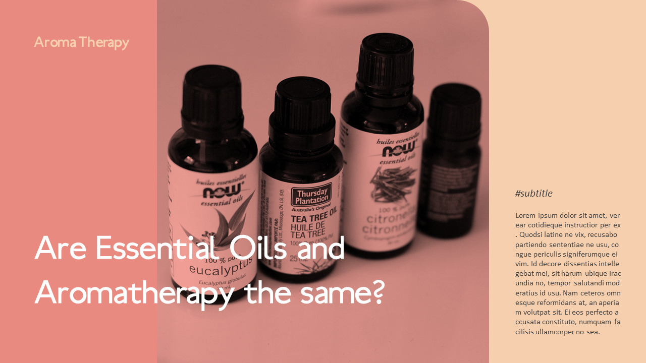 Aroma Therapy ppt template|Business