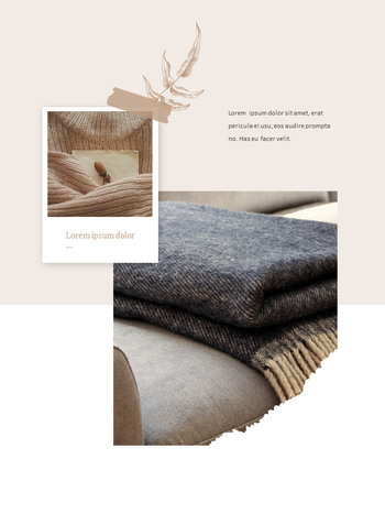 Cozy Winter Atmosphere Vertical Layout PowerPoint Template