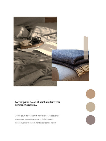 Cozy Winter Atmosphere Vertical Layout PowerPoint Template