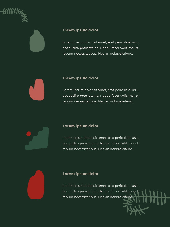 Merry Christmas Theme Design Template professional presentation