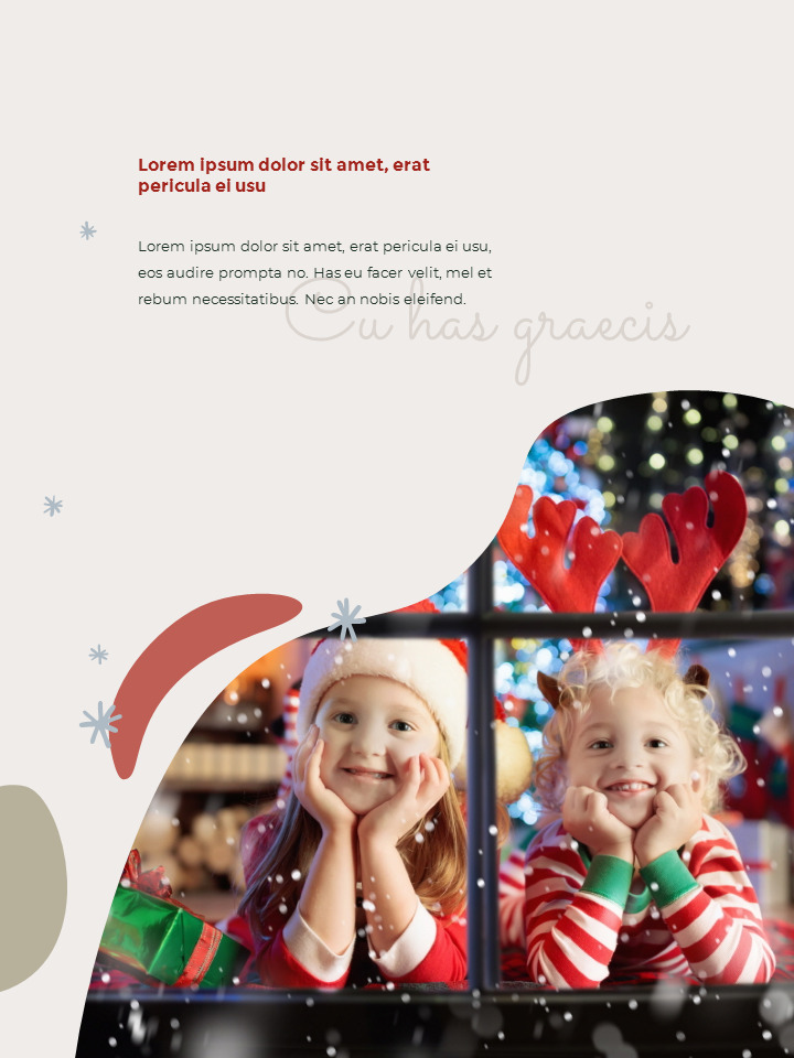 Merry Christmas Theme Design Template professional presentation