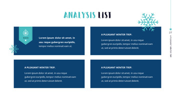 Winter Travel Presentations PPT