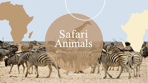 Safari Animals Keynote PowerPoint|Lifestyle