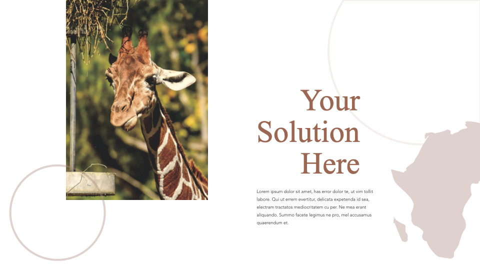 Safari Animals Keynote PowerPoint|Lifestyle