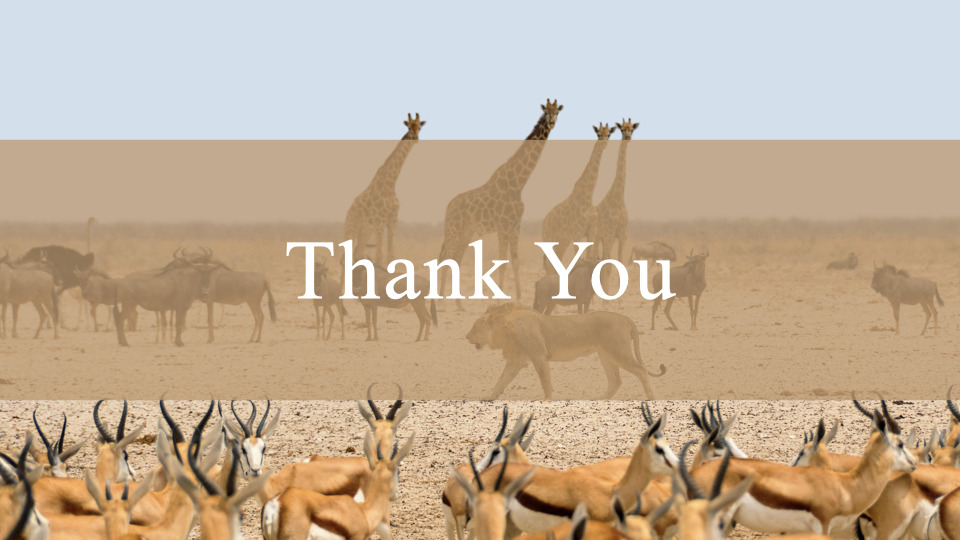 Safari Animals Keynote PowerPoint|Lifestyle