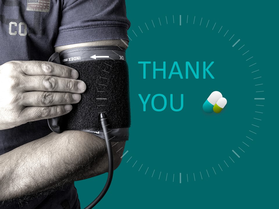 Blood Pressure Gauge - Free PPT Template