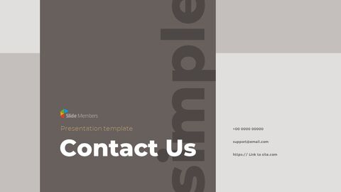 Contact Us Simple Slide|Single