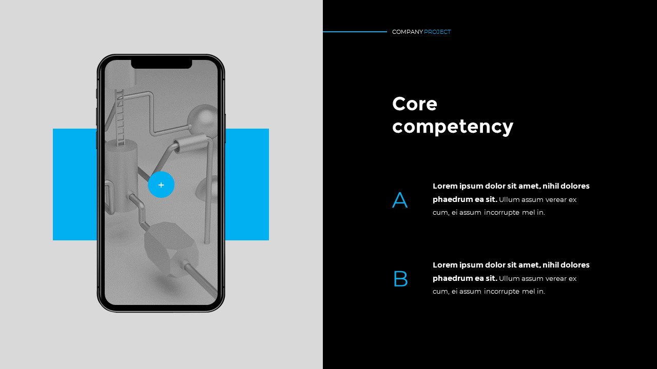 Core competency PowerPoint Slide Deck Cover|Technology|Single