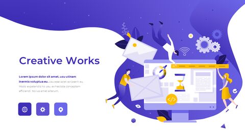 Creative Works Presentation Deck|Technology|Single Slides