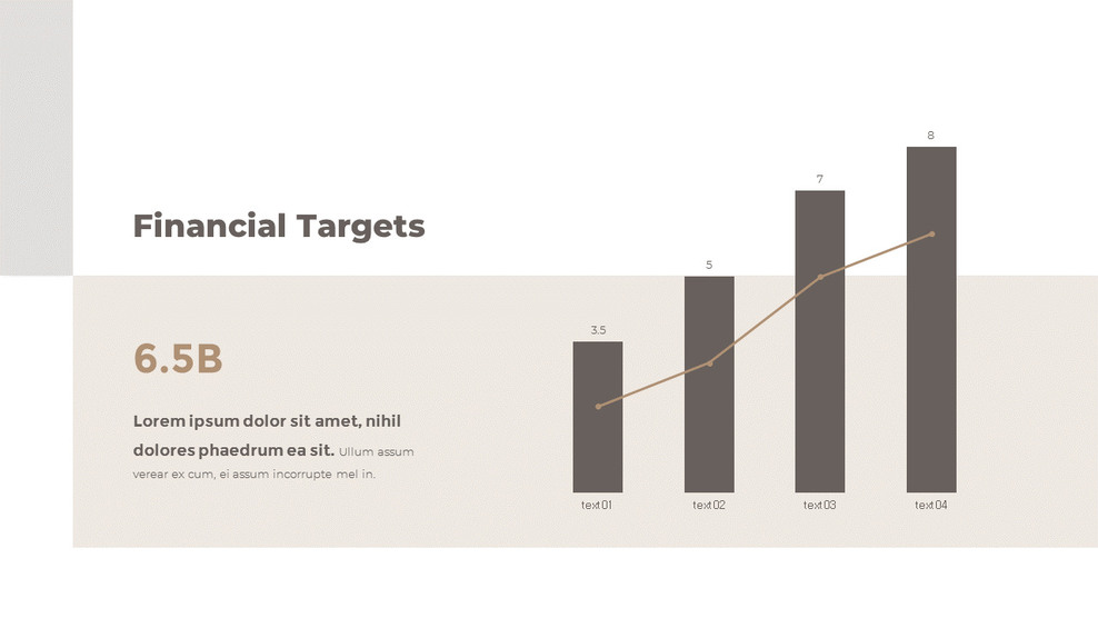Financial Targets Slide Deck Template|Financials|Single