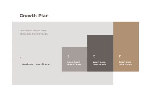 Growth Plan Page Template|Business Process|Single Slides
