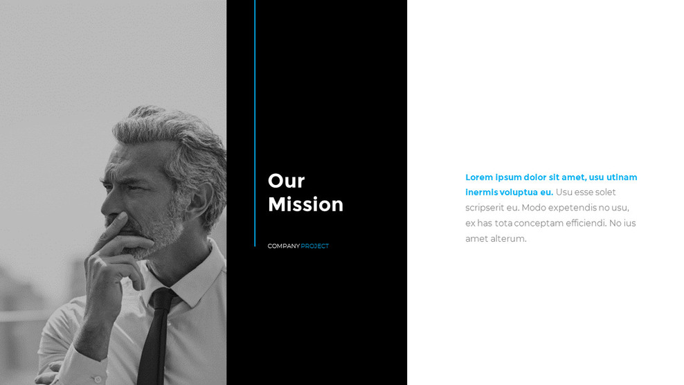 Our Mission Simple Slide|Vision,|Single