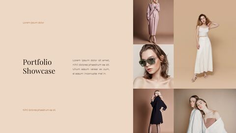 Portfolio Showcase Deck Layout|History|Single Slides