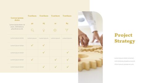 Project Strategy PPT Background|Single Slides