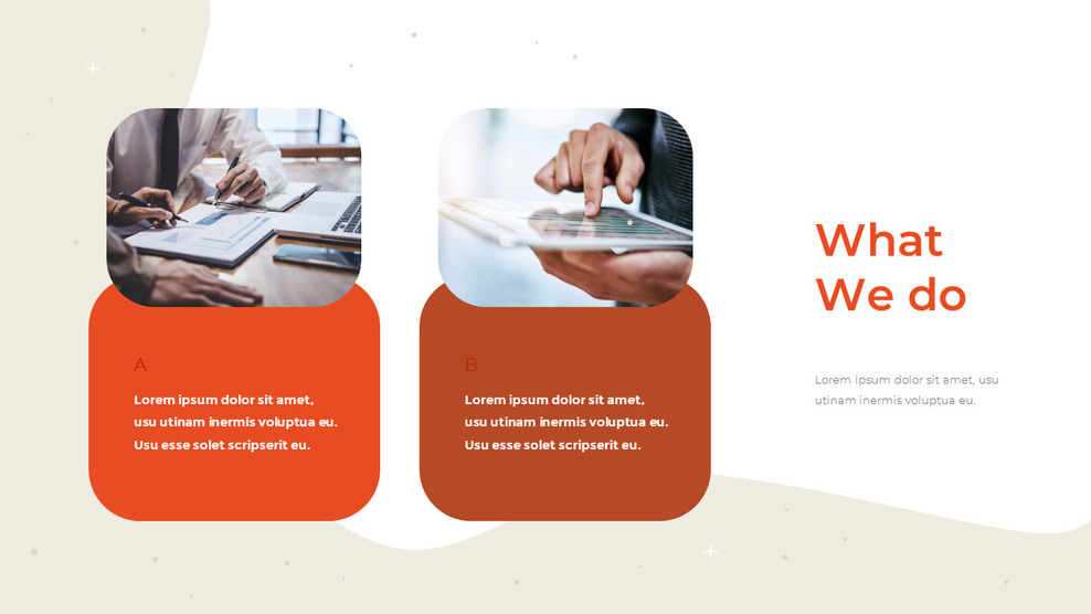 What We do Slide Deck Template|Product, Services|Single