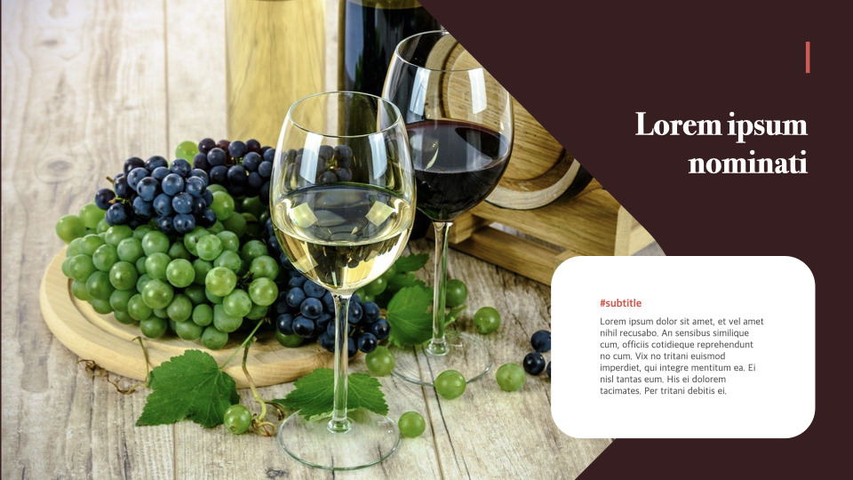 WINE 101 PPT to Keynote|Business