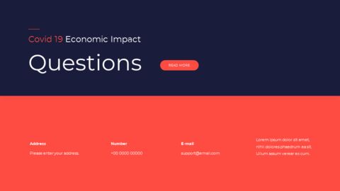 Covid 19 Economic Impact Presentation Template pitch presentation ...