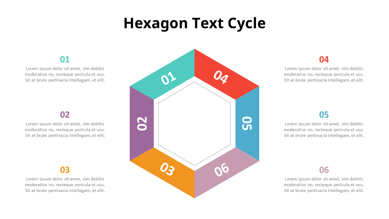 6 Steps Radial Cycle Animated Slides in PowerPoint|Diagram
