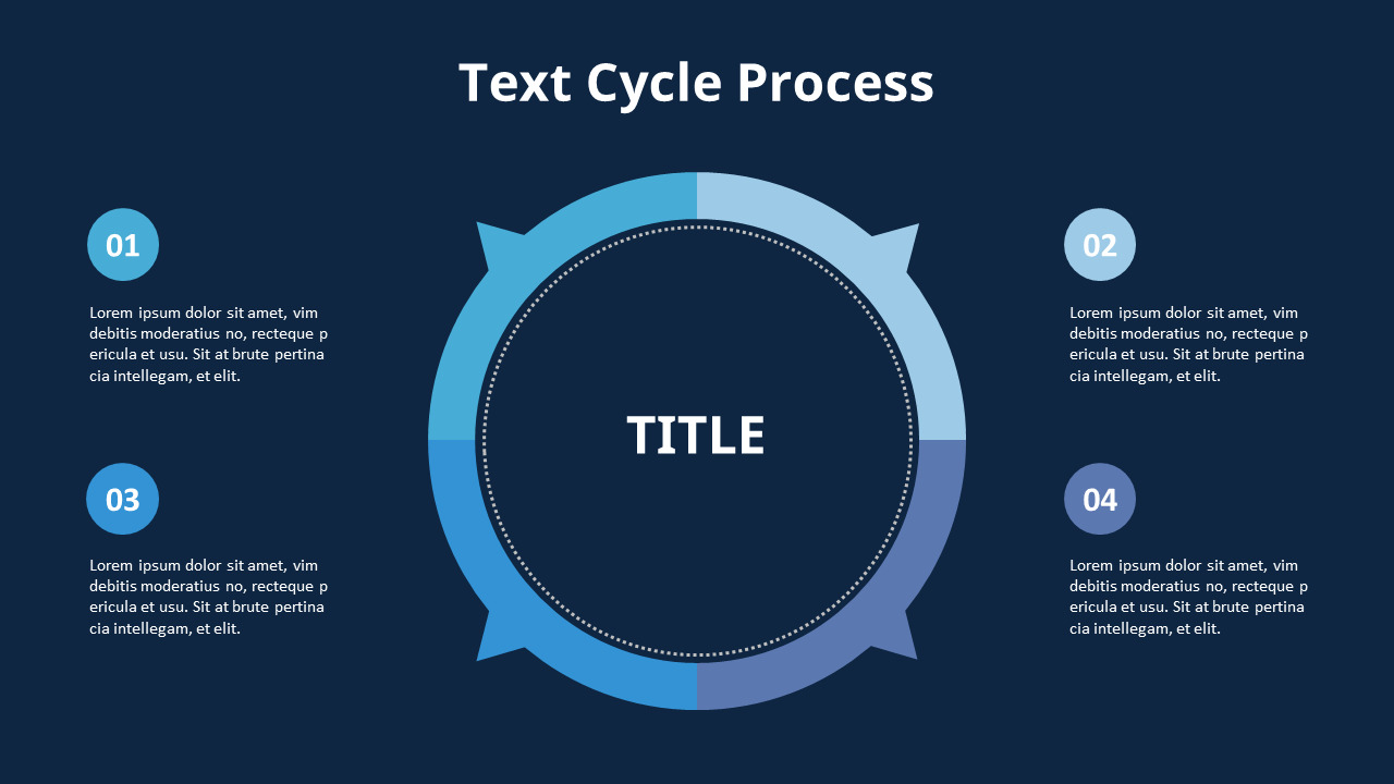 Circle Cycle Puzzle Diagram Animation Templates