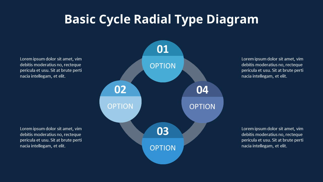 Circle Cycle Puzzle Diagram Animation Templates