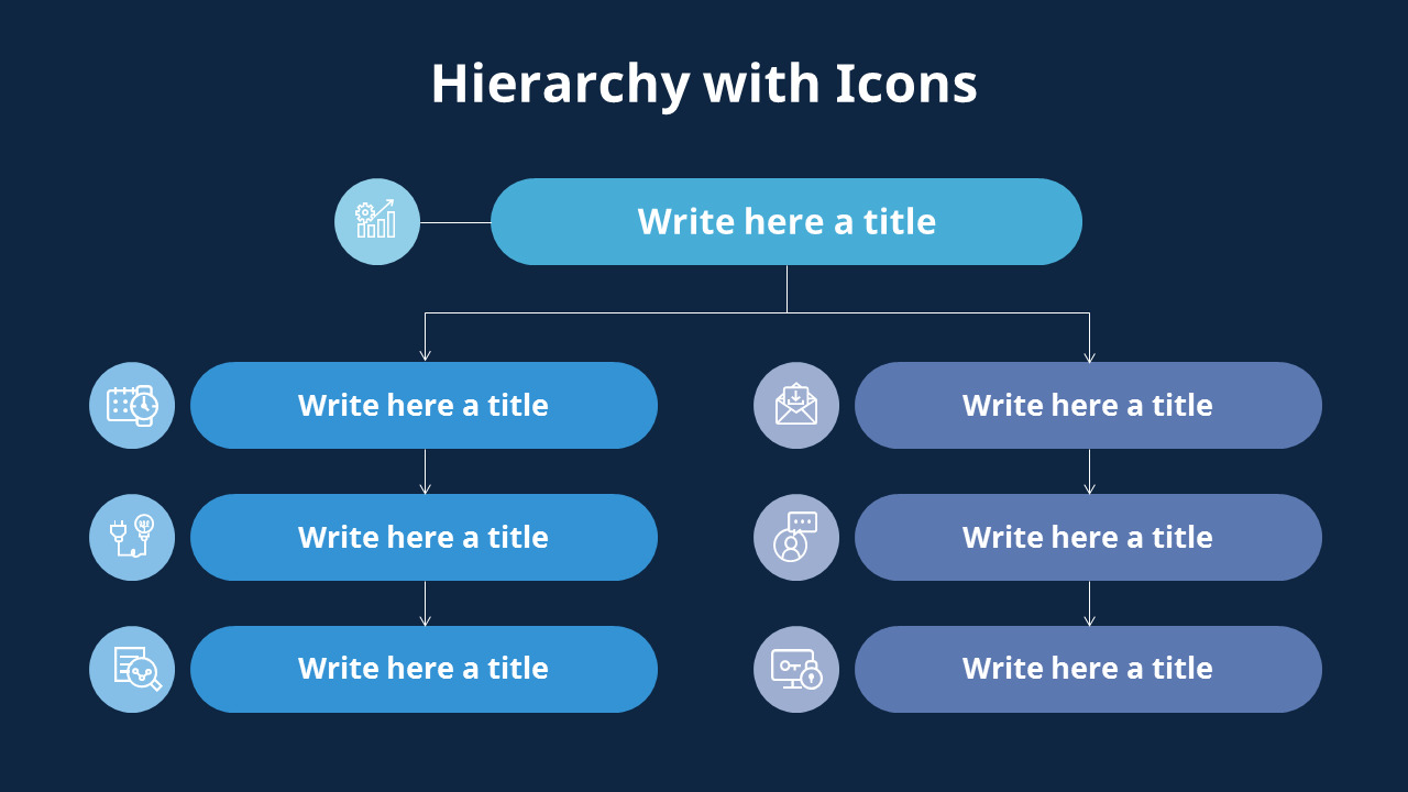Organizational Chart Animation Presentation|Hierarchy|Diagram