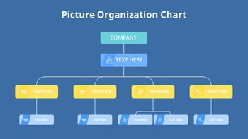 Organizational Structure PPT Animated Presentation Hierarchy Diagram