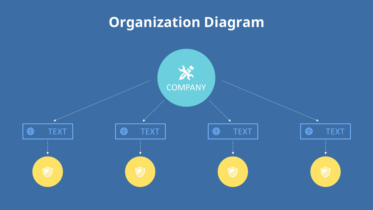 Organizational Structure PPT Animated Presentation|Hierarchy|Diagram
